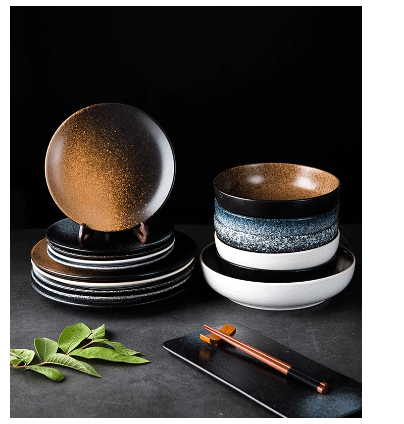 Hotel Restaurants Japanese Design 6 Inch Ceramic Dinnerware