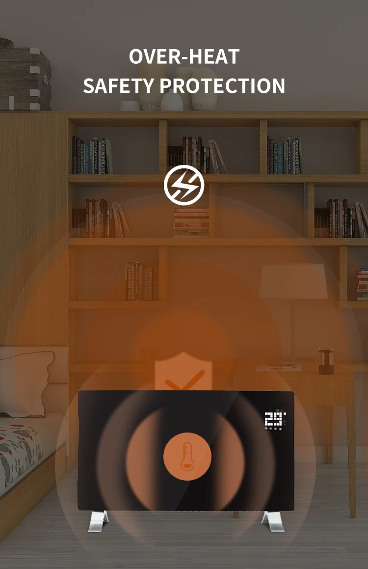 High Quality Remote Controlled Wall Mounted Glass Panel Heater House ...