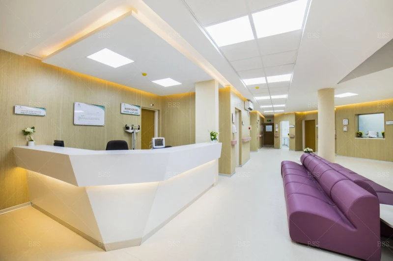 Reception Counter Medical Spa Design - Modern & Durable