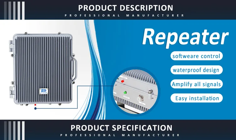5km Range Cellular Signal Amplifier - Rural 2G 3G 4G LTE Repeater