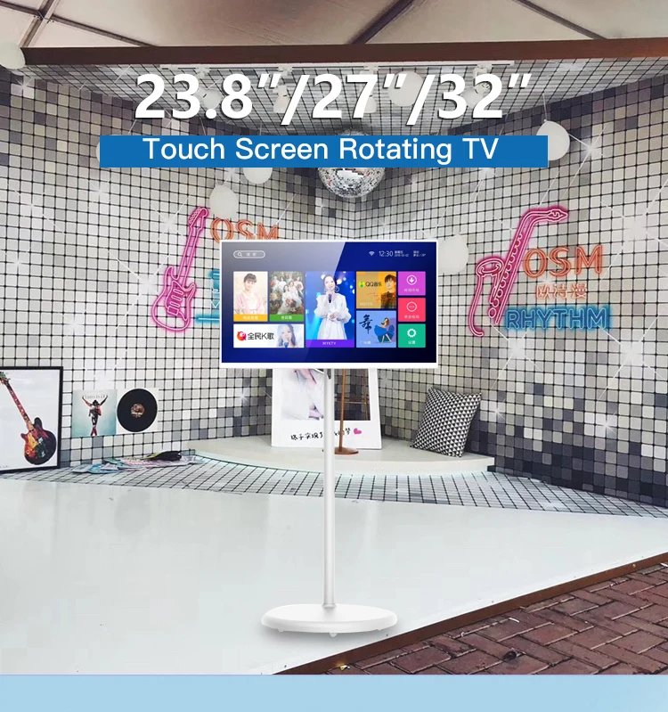 24 27 32 Inch 4k Touch Screen Lcd Display Smart Tv Television 8+128gb ...