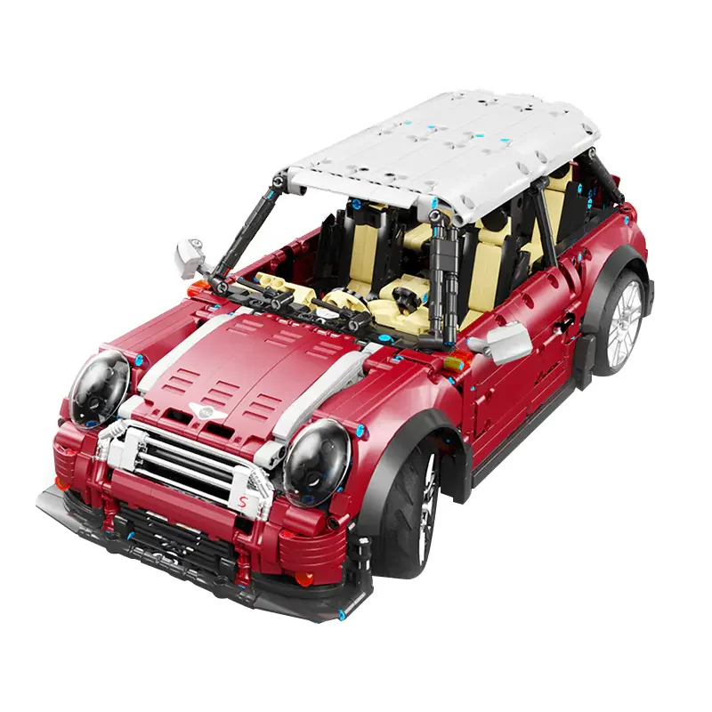 Cooper Classic Mini Racing Car T5025a &t5025b Block Creative Vehicle ...