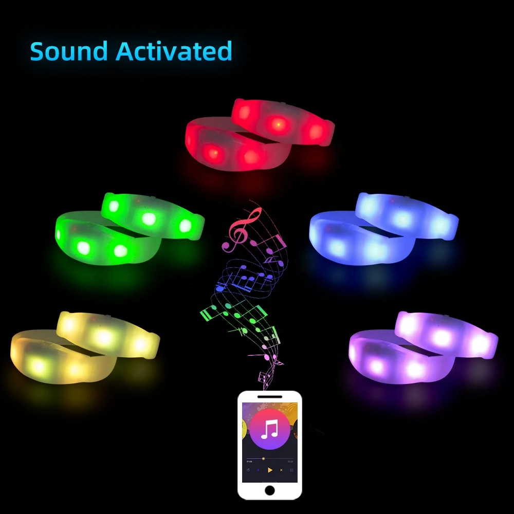 Glowing LED Wristbands - Perfect for Parties & Festivals