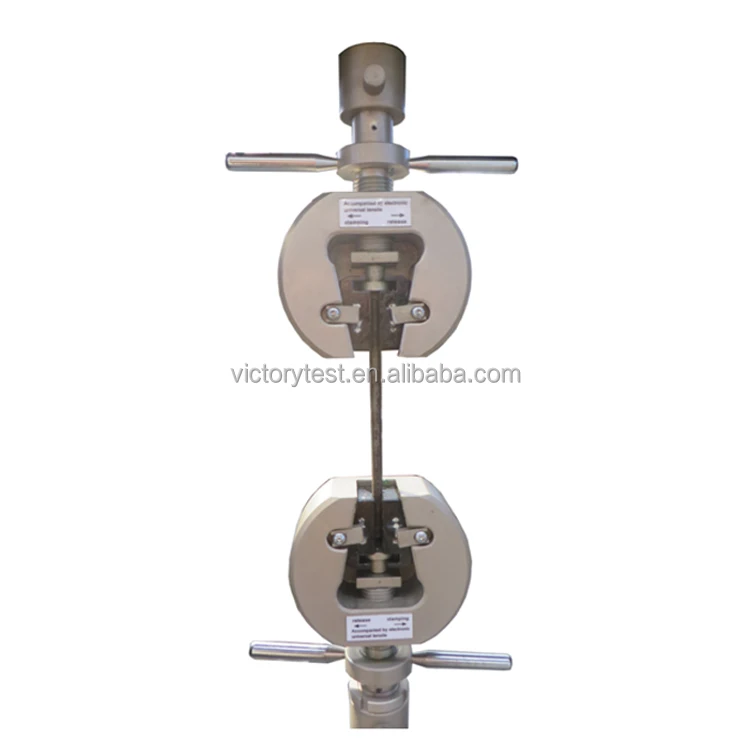 Manual Wedge Tensile Clamp Grips Jaws for Universal Testing Machine up ...