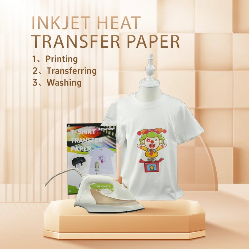 UNEWPRINT Direct Factory Price A4 A3 Cotton Transfer Paper Light ...