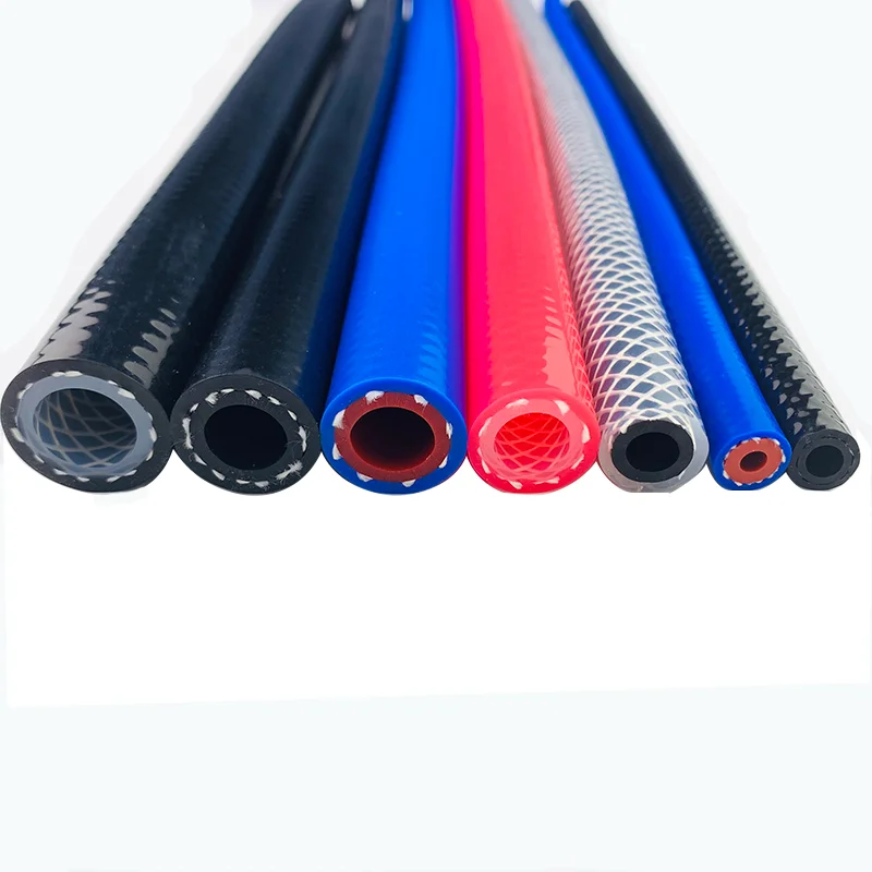 Customized High Temperature Reinforced Silicone Hose Braided Silicone ...