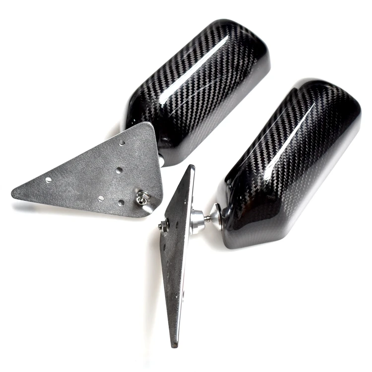 Universal F1 Style Side Mirrors - Real Carbon Fiber