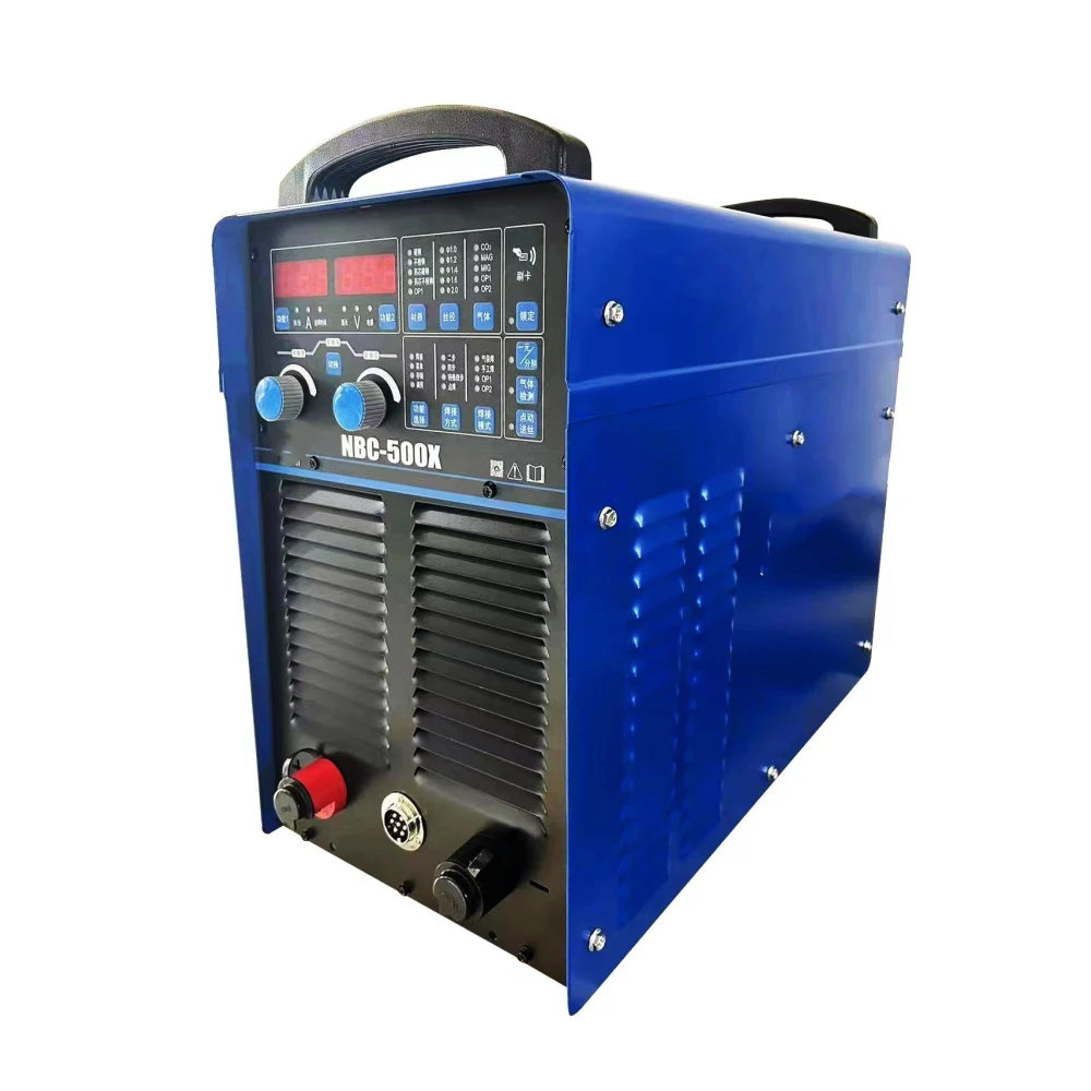 Double Pulse Mig Welder Inverter MIG 500 Aluminum Mig Welding Machine Heavy Duty Welder NBC 500X ...