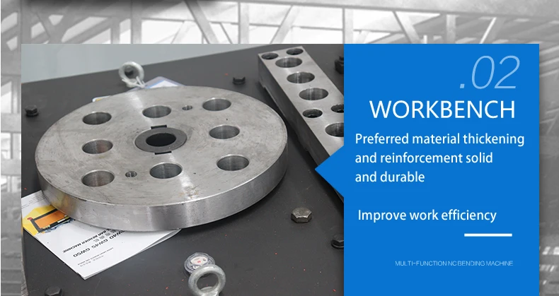 Reinforcing Bar Stirrup Bender Rebar Bending Machine 32 Mm Steel Rod ...