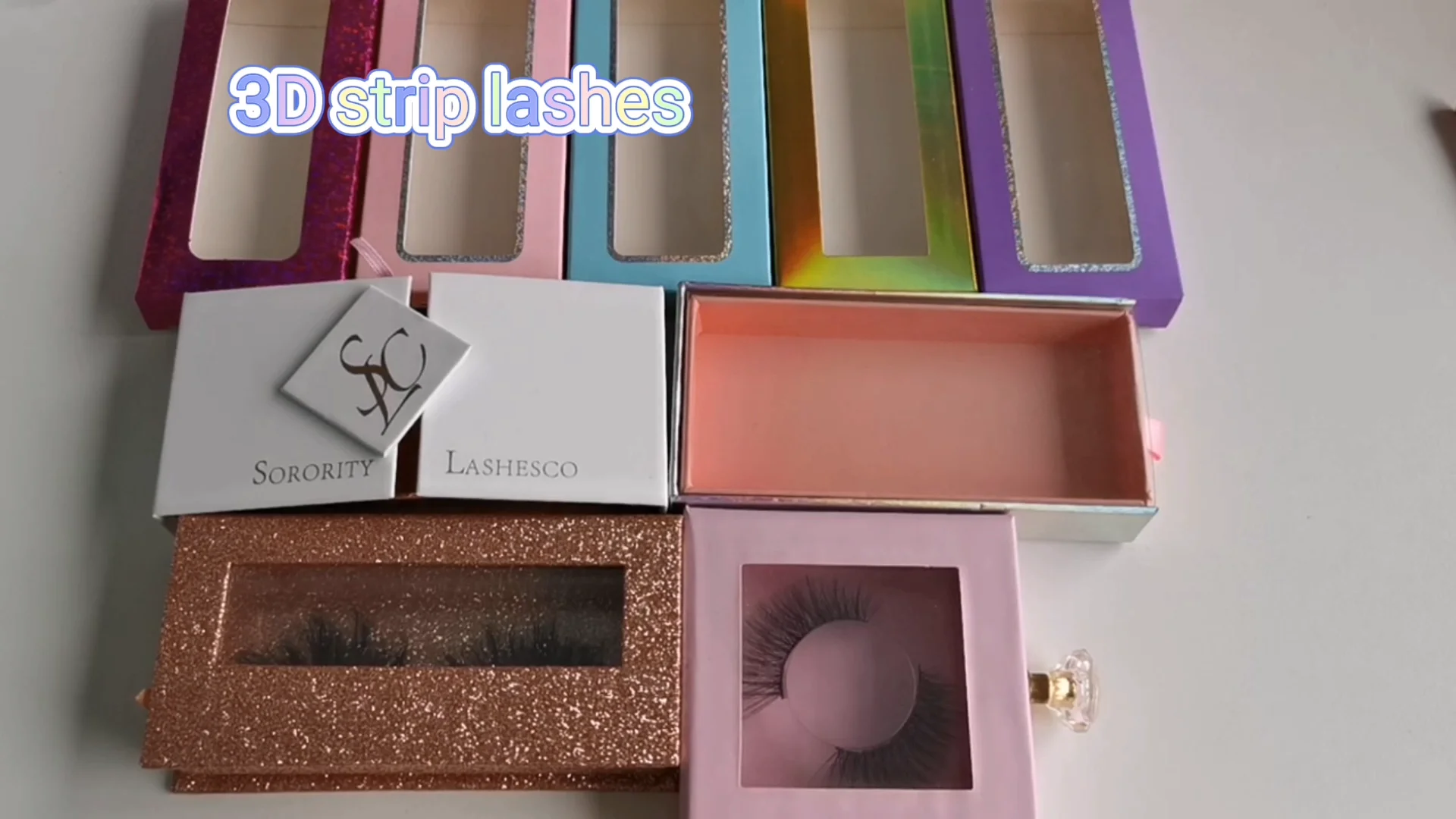 Private Label Reusable Self Adhesive Eyelashes Silk Lashes Faux Mink ...