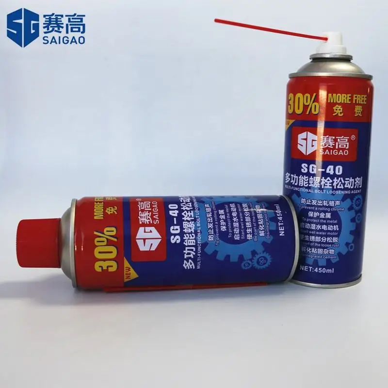 Saigao 450ml All Purpose Rust Remover Spray Anti-rust Lubricant Spray ...