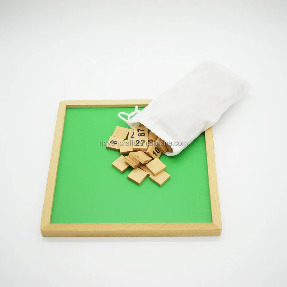 Montessori Educational Toy Wooden Counting Blocks Kids Learning Math ...