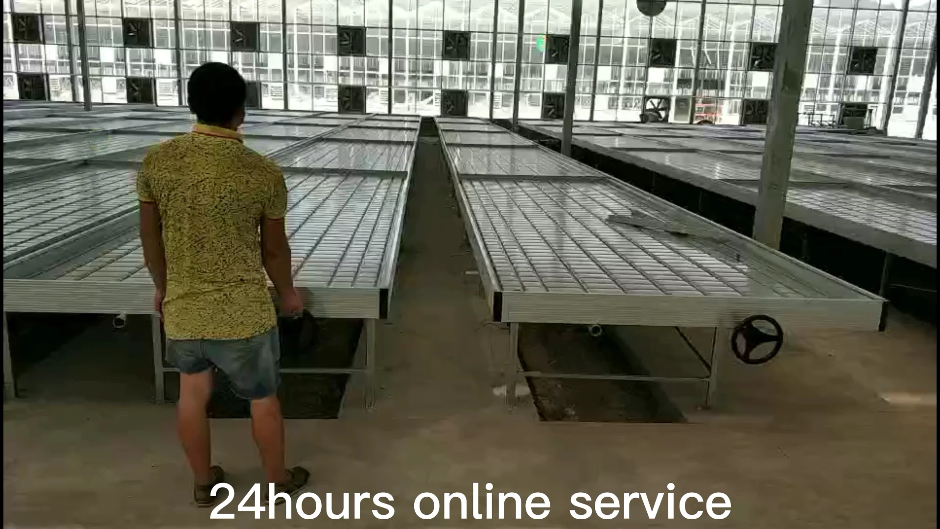 Wholesale 4x8 Seedbed Greenhouse Agricultural Hydroponic Ebb And Flow ...