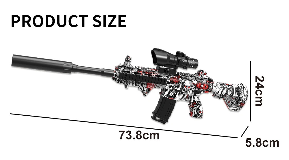 Huiye Gel Ball Gun Splat Ball Gun Ak47 Gel Ball Blaster - Buy Gel Ball ...