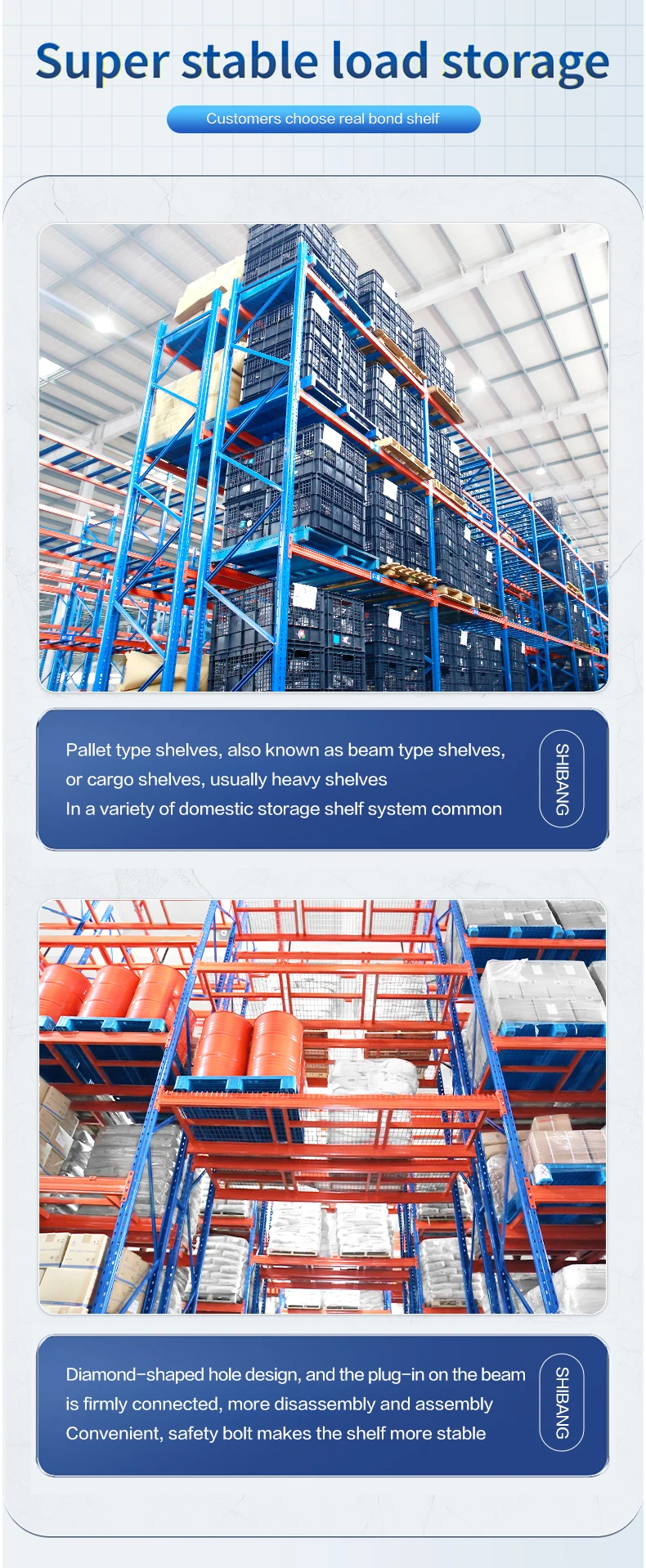 Pallet Multilevel Racking Heavy Duty Warehouse Storage Shelf System ...