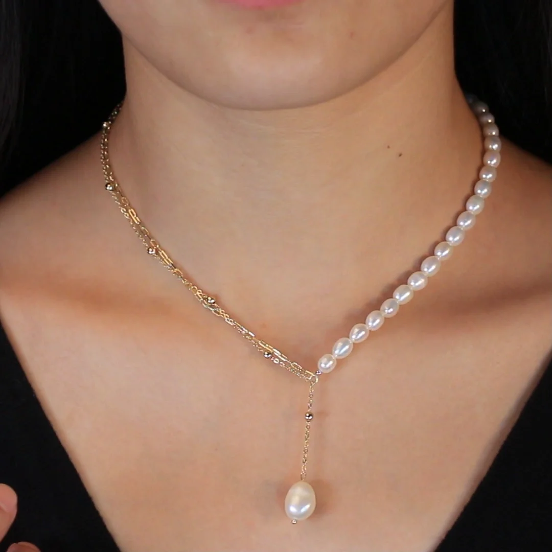 Rinntin Gpn54 S925 Sterling Silver Cultured Freshwater Pearl Original
