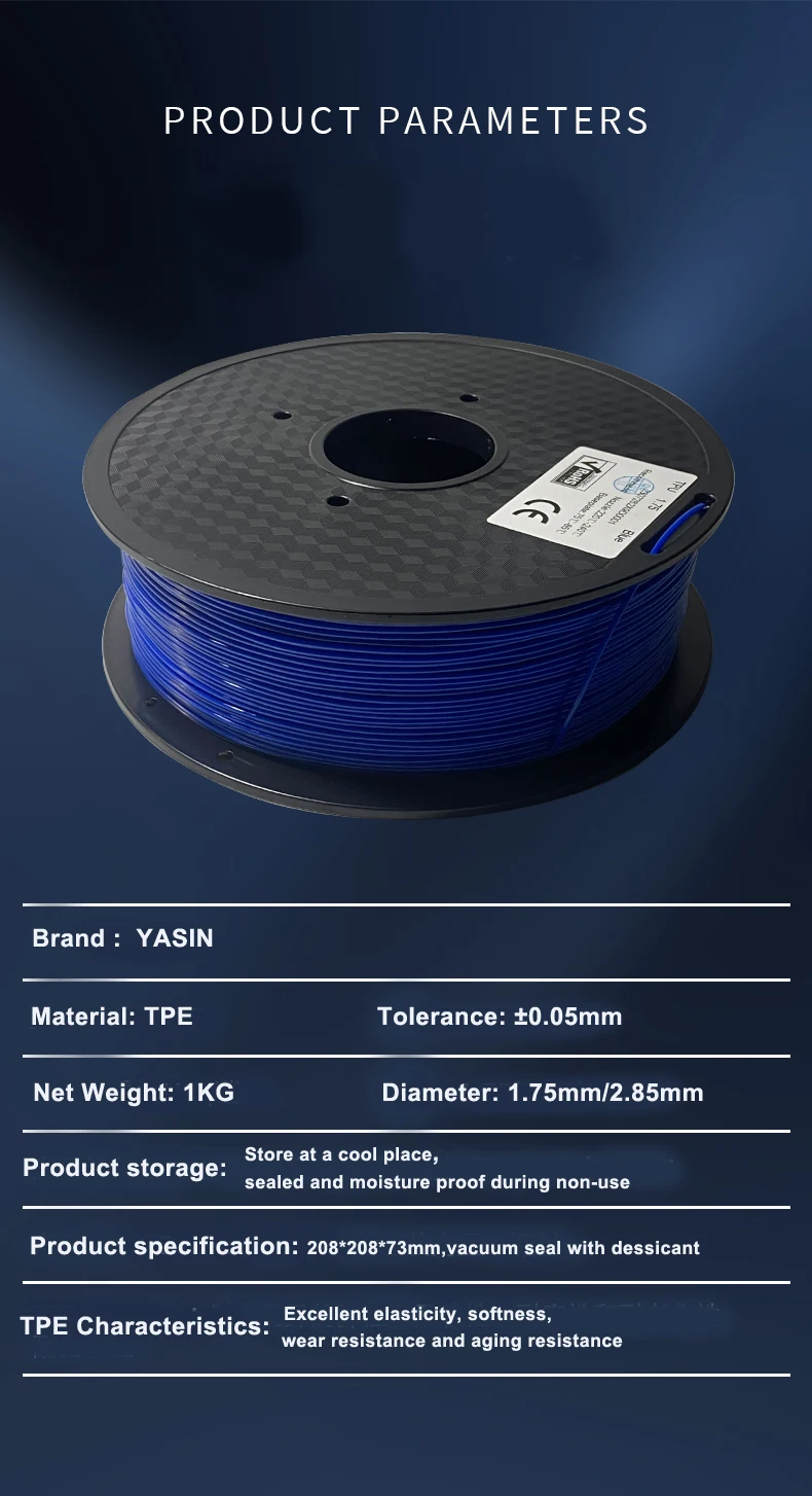 White Color TPE 80A Flexible 3D Print Filament 1.75mm 1kg TPE 85A 3D Printer Filamen| Alibaba.com