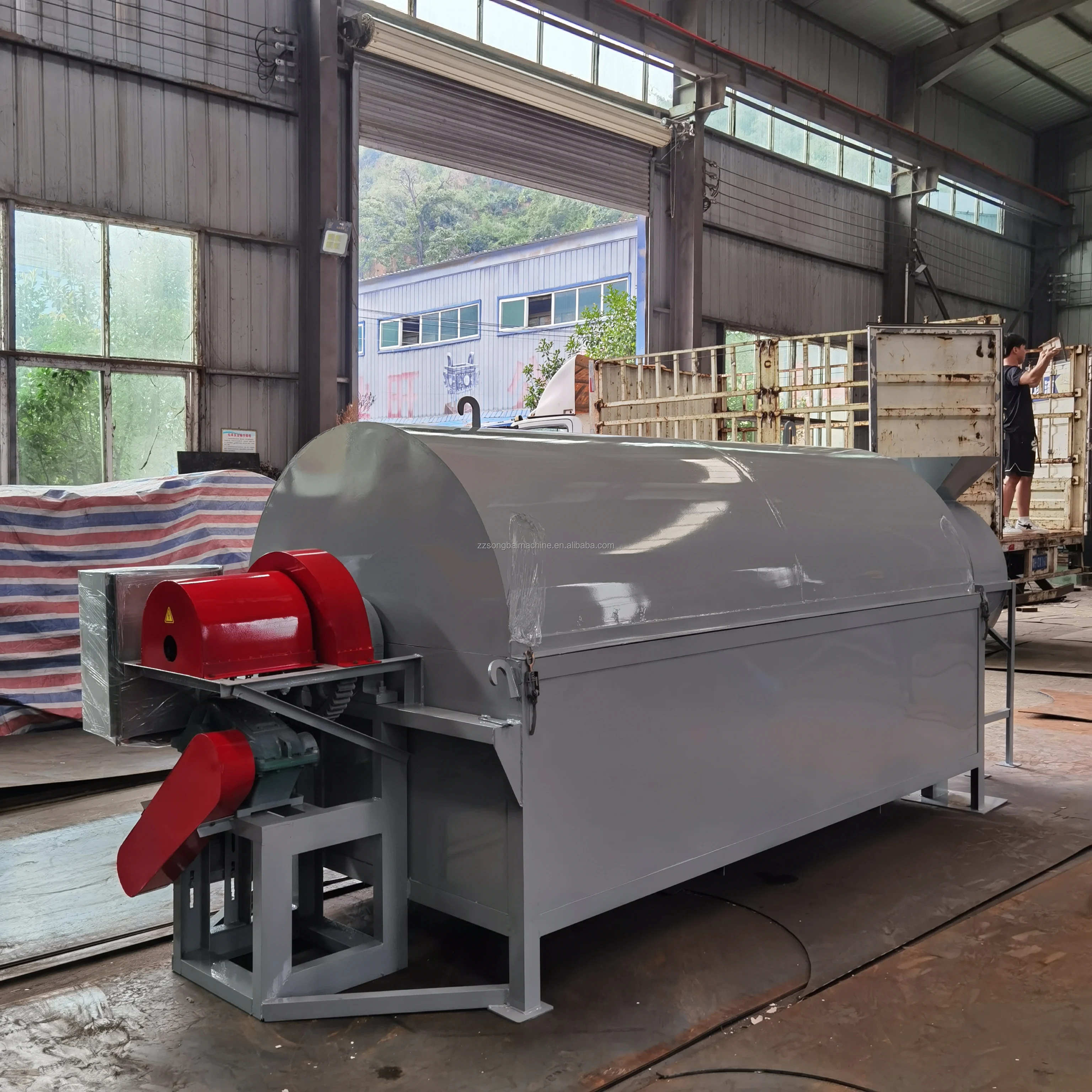 High Capacity Biomass Rotary Drum Dryer for Corn & Sawdust