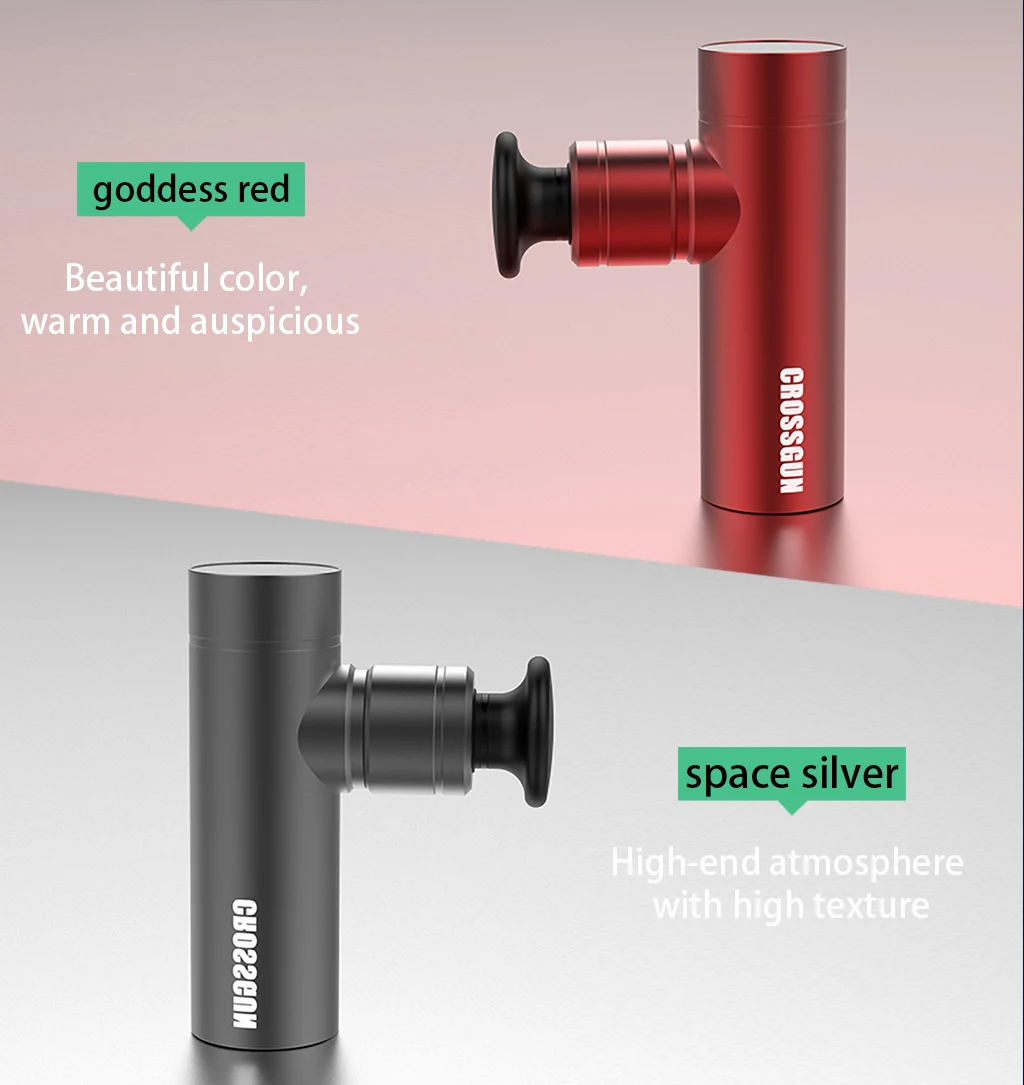 Portable Electric Mini Fascia Deep Tissue Muscle Massage Gun Percussion ...