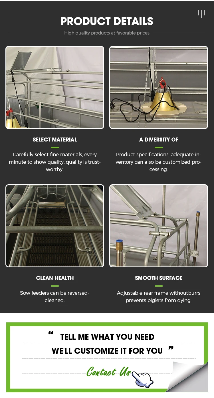 Sow Pen Livestock Husbandry Equipment Farrowing Crate Pig Floor Pig ...