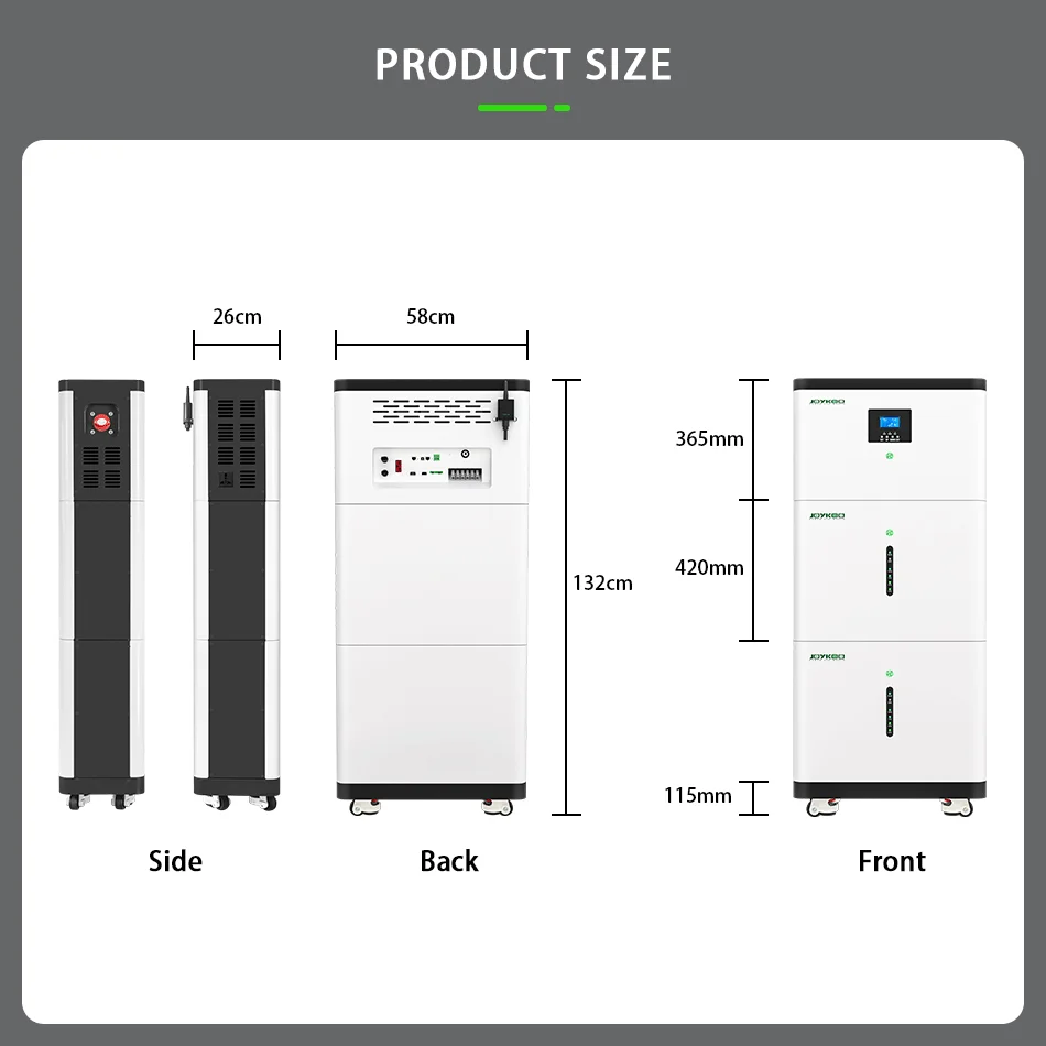 Joykoo 51.2v100ah Lifepo4 Battery Off Grid Stackable Power Bank Station ...