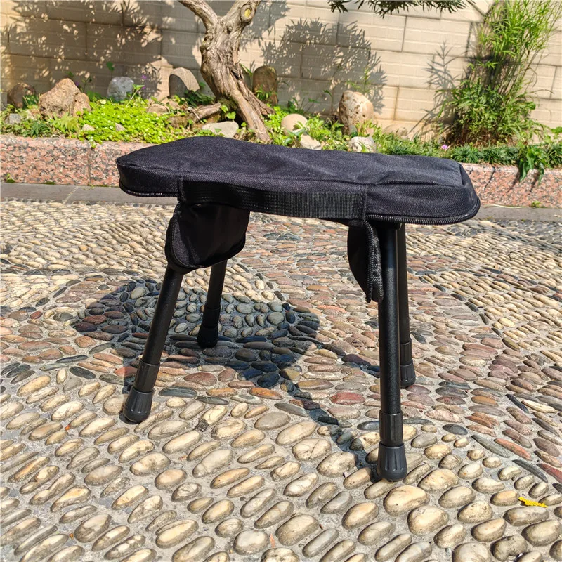 Airkye Ultralight Aluminum Foldable Stool Tactical Stool Collapsible ...