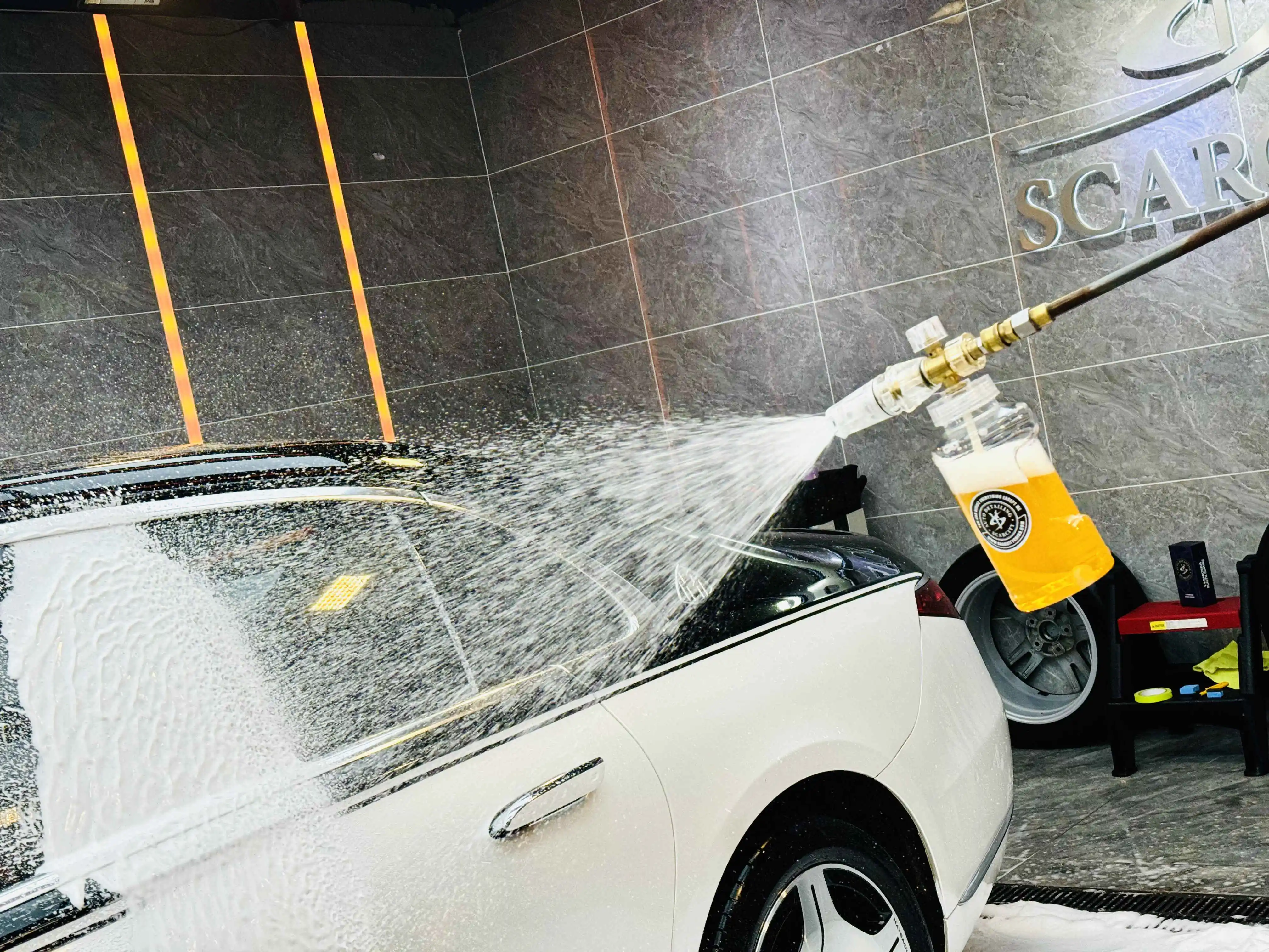 SCARCITY Super Effective Foam Gloss Coating Waterless Clean Car Wash ...