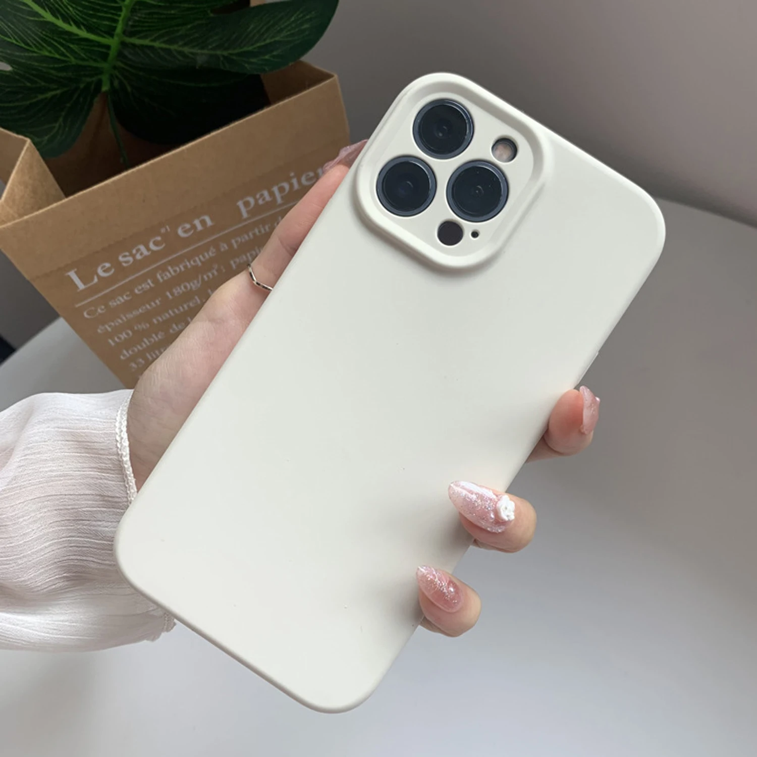 Luxury Liquid Silicone Case For Iphone 15 14 13 12 Shockproof Tpu ...