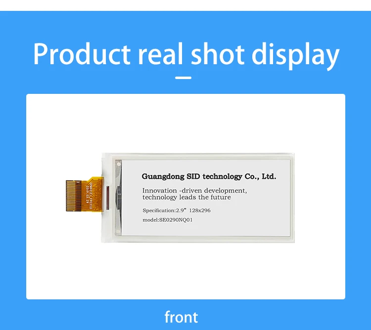 Black/White Stand up Low Power Consumption EPD Display Modules ...