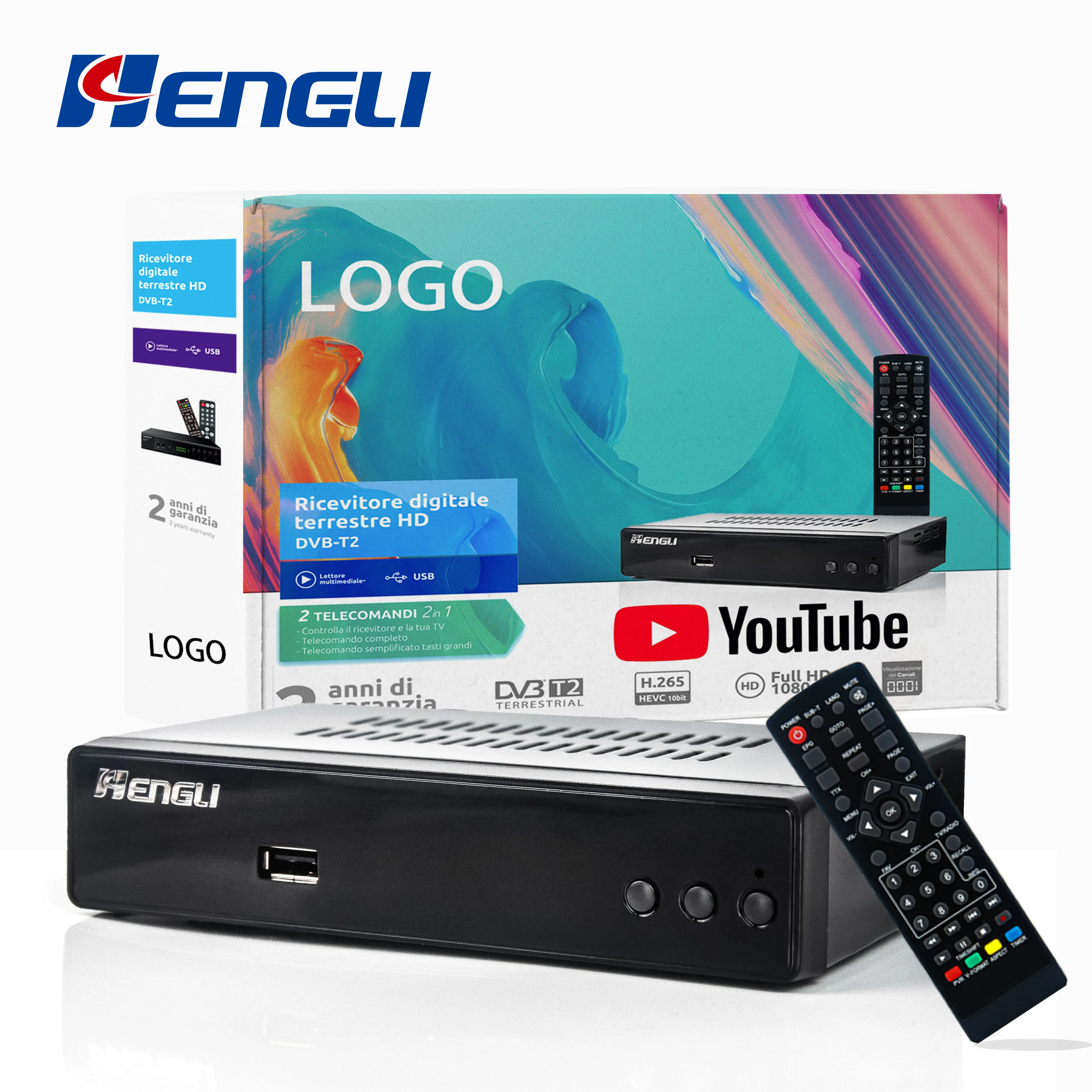Full Hd Scart Hevc Digital H.264 Iptv Reseller Panel Dvb T2 Receiver ...