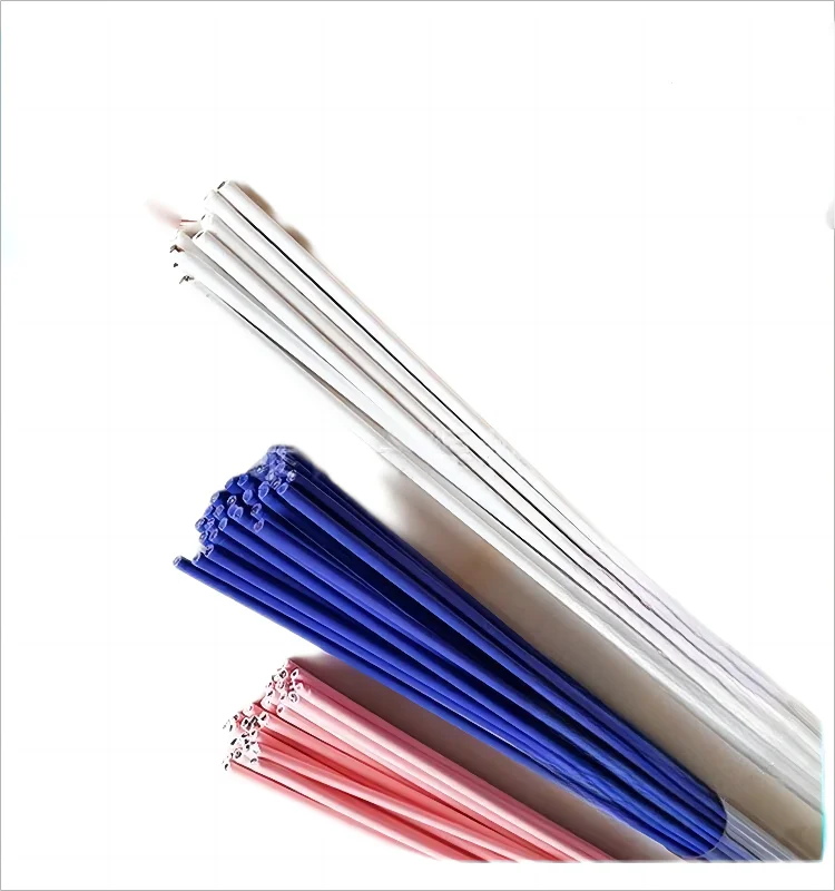 Silveralloy 5% Brazing Solder Rod Flux Coated 1.6x2.6x500mm White Blue ...