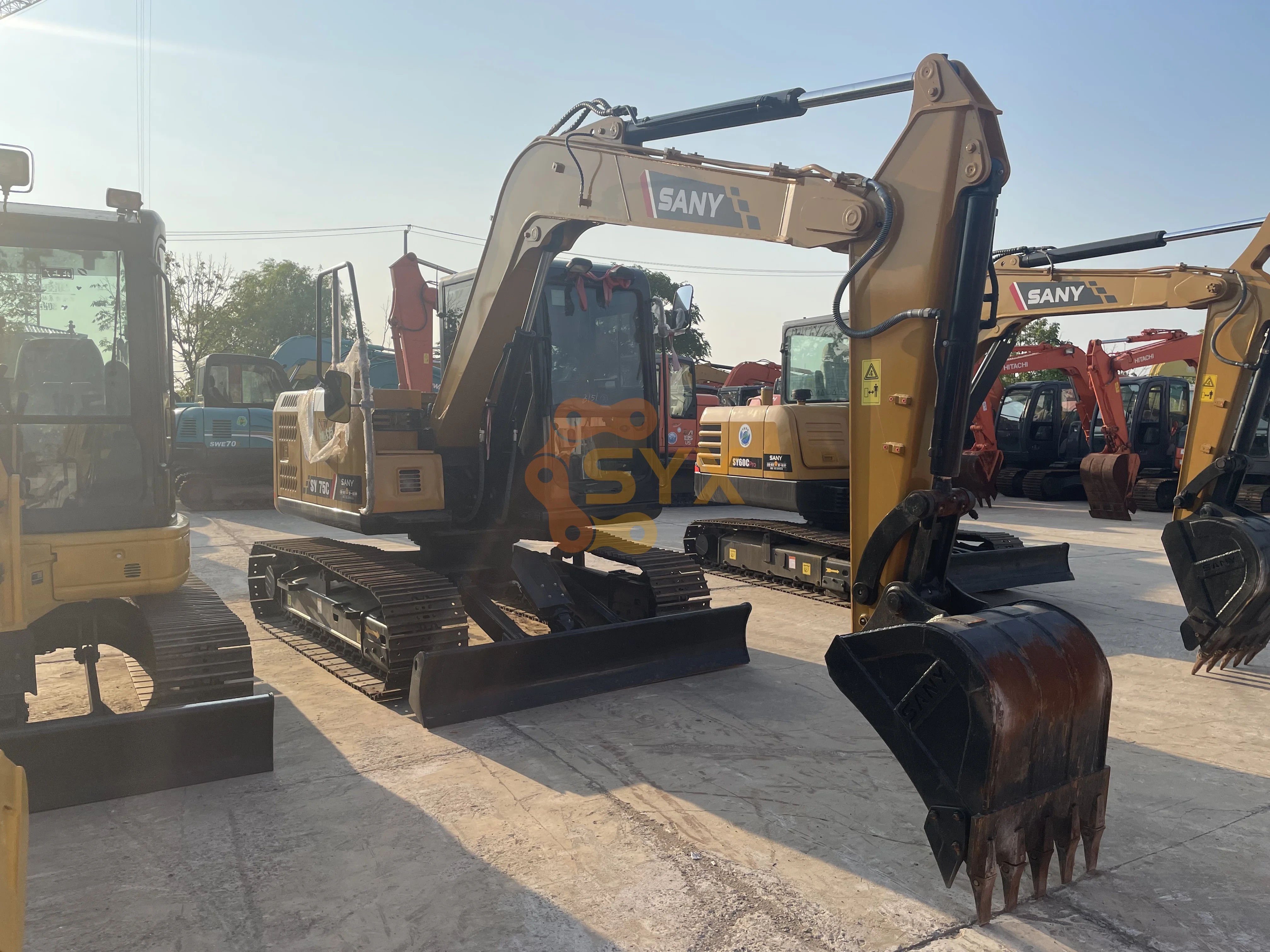 Original 2021 Sany Sy75c Used Excavator Sany Sy75c Excavator Sany 75 ...