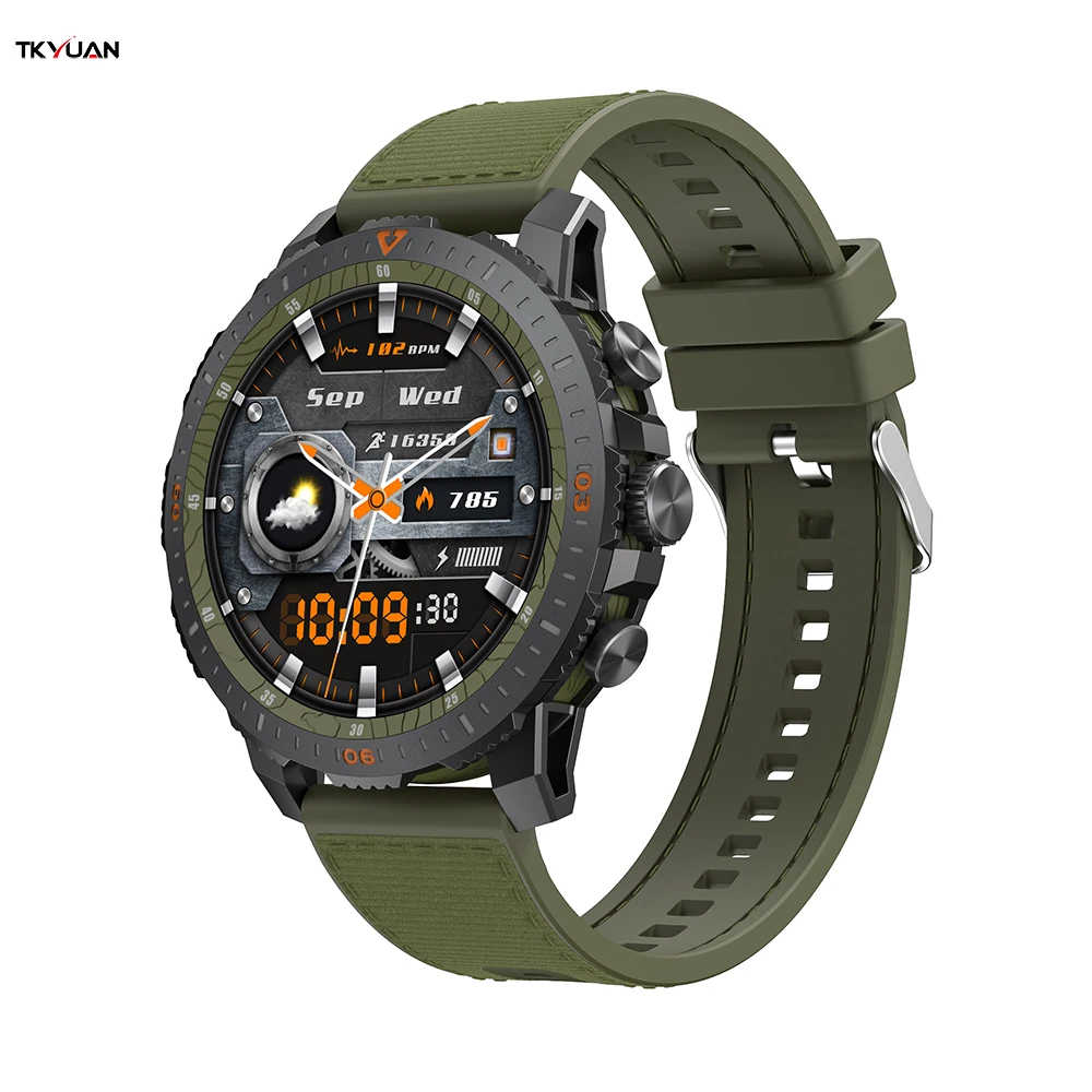 Men's Tactical Sport Smartwatch For Men Running Watch With Heart Rate ...