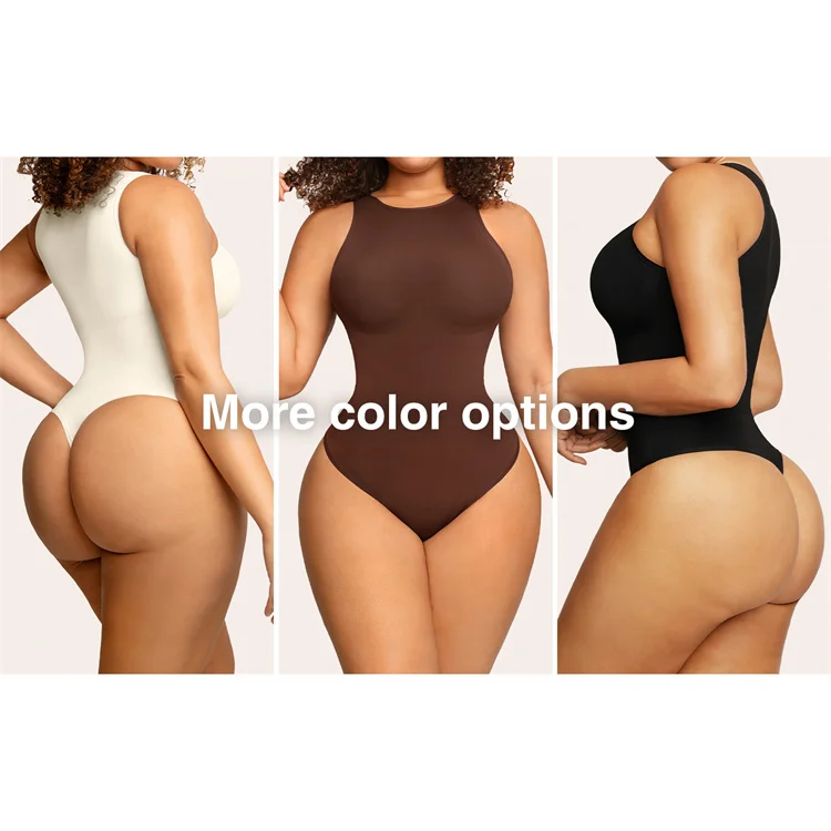 Tik Tok Custom Women Bodysuits 2023 One Piece Sculpting Women Spandex Bodysuit Shapewear For