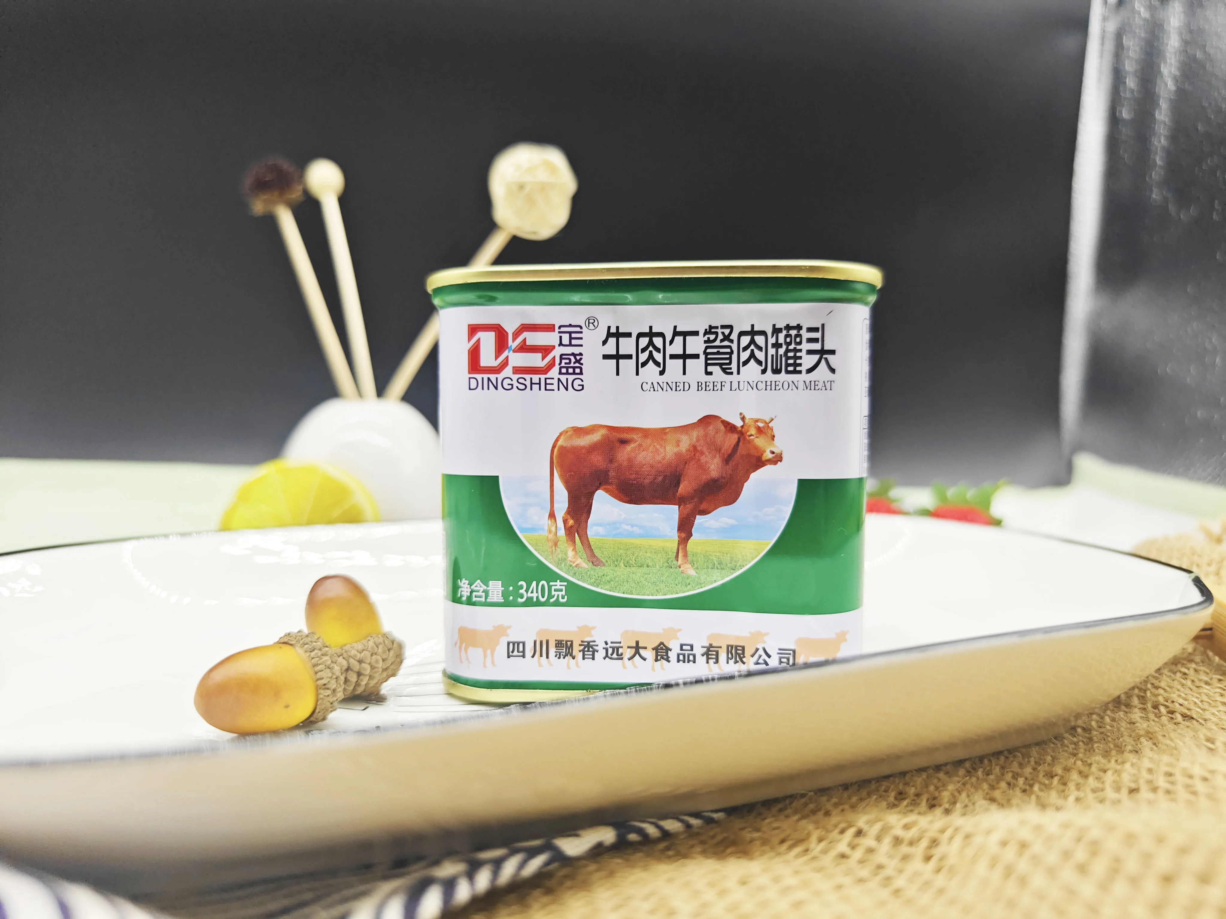 340g Beef Luncheon Meat Halal Food Canned Beef - Buy Beef Luncheon Meat ...