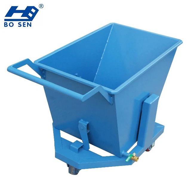 Hot Sale Low Price Tipper Metal Bin Dumper for Factory Workshop Waste ...