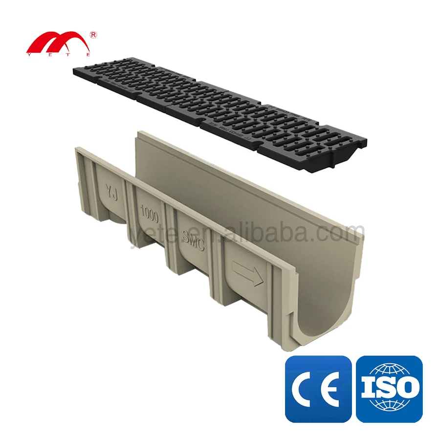 Resin Cover Gutter Channel Drainage - Precast Linear Ditch