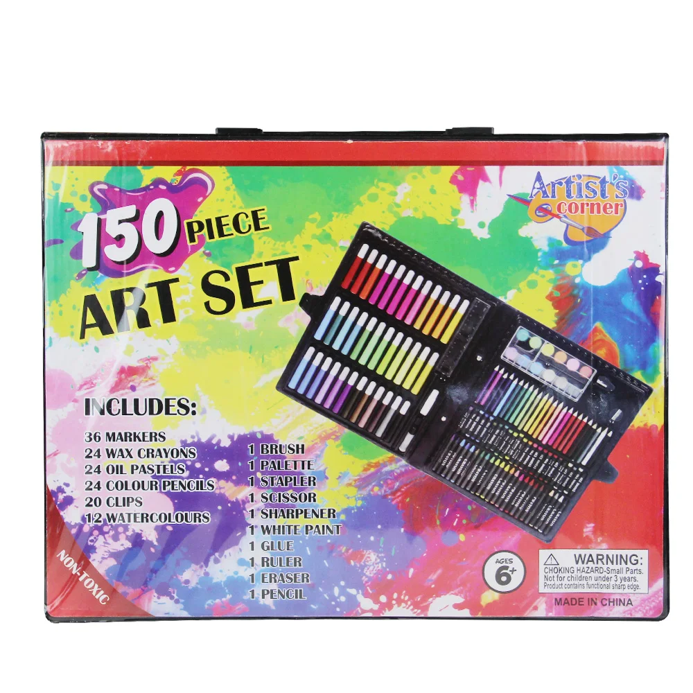 Wax Crayon Oil Pastel Color Pencil Watercolor Marker Pen Solid Paint ...