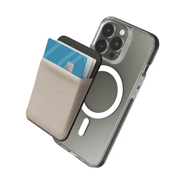 Stretchy Magnetic Credit Card Holder Phone Back Wallet Credit Card ...
