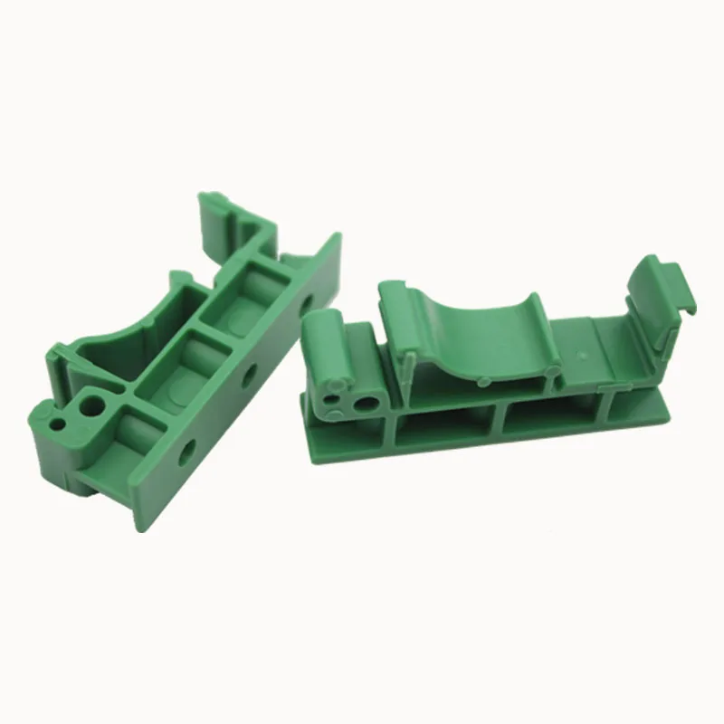 Black DRG-01 PCB Mounting Brackets for DIN Rail Adapters