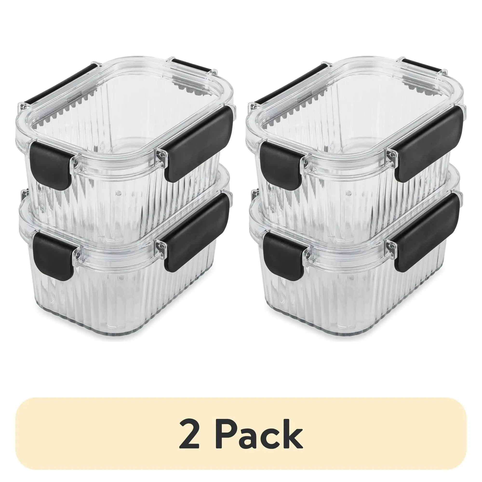 2 Pack of Clear 2 Cup Food Storage Containers| Alibaba.com