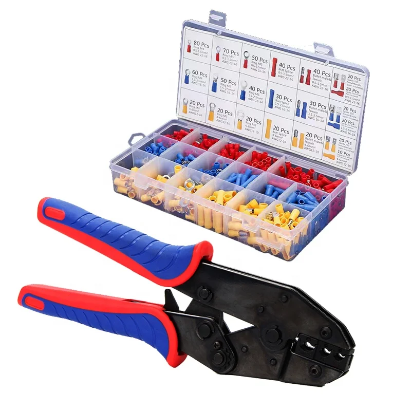 Hs-30j Ratcheting Wire Crimping Tool 20-10awg 0.5-6mm Crimping Pliers ...