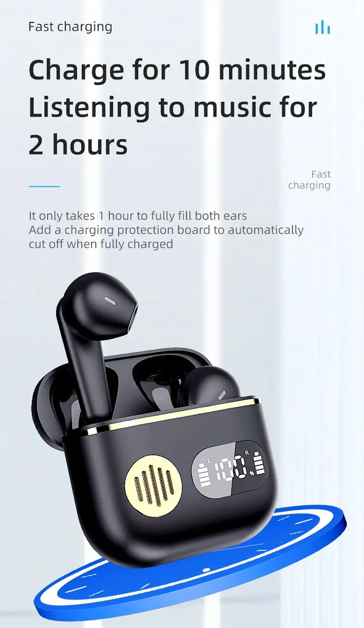 YYK-750 Wireless Earphones - Hifi Stereo for Sports & Gaming