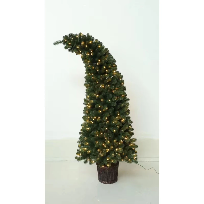 2024 New Design Pvc Artificial The Crooked Neck Christmas Tree - Buy ...