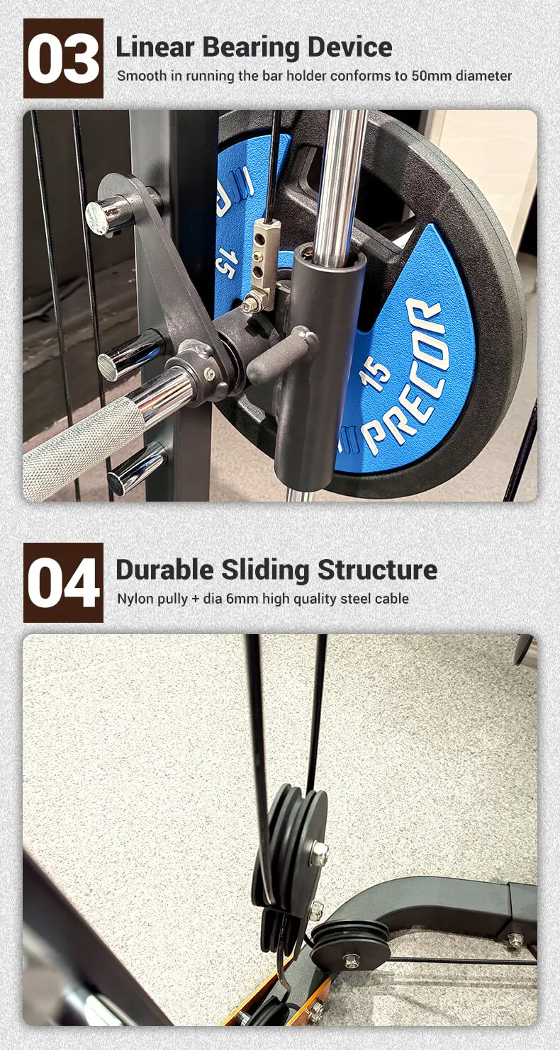 Body Exercise Cable Commercial Multi Gym Squat Power Rack