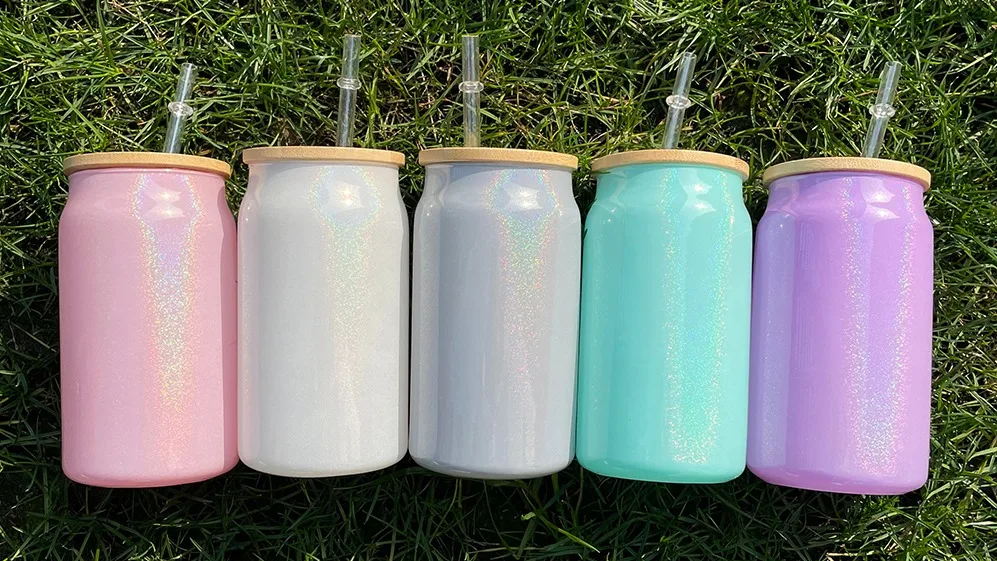 Usa Warehouse New Design 15oz 16oz 20oz 20oz Holographic Sparkling ...