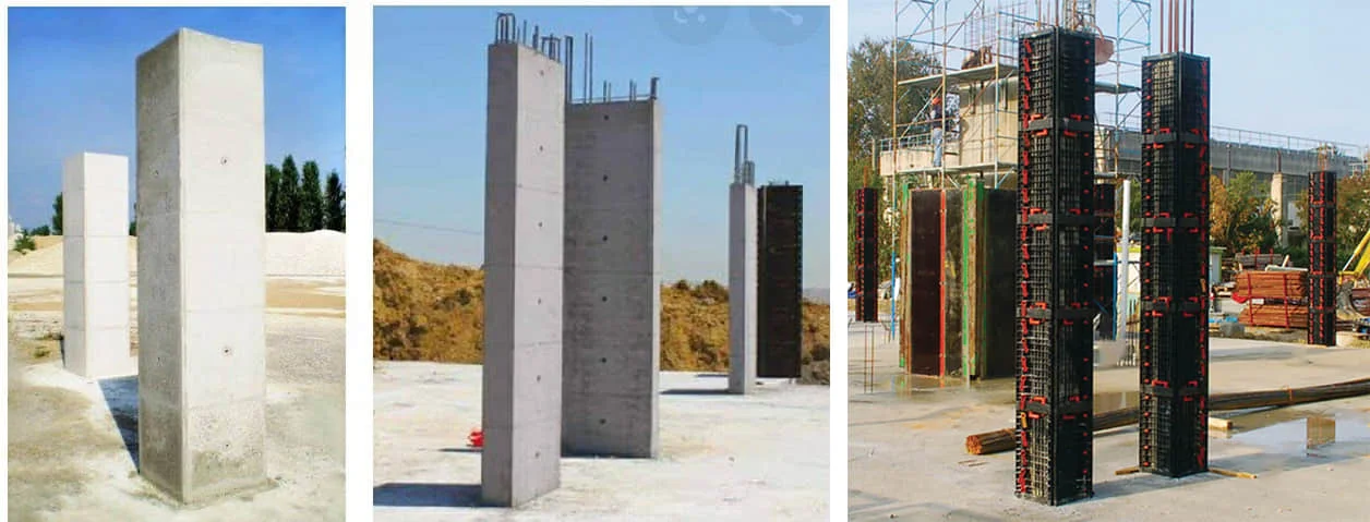 Reusable Plastic Concrete Formwork Panels - Adjustable Beam Columns for ...