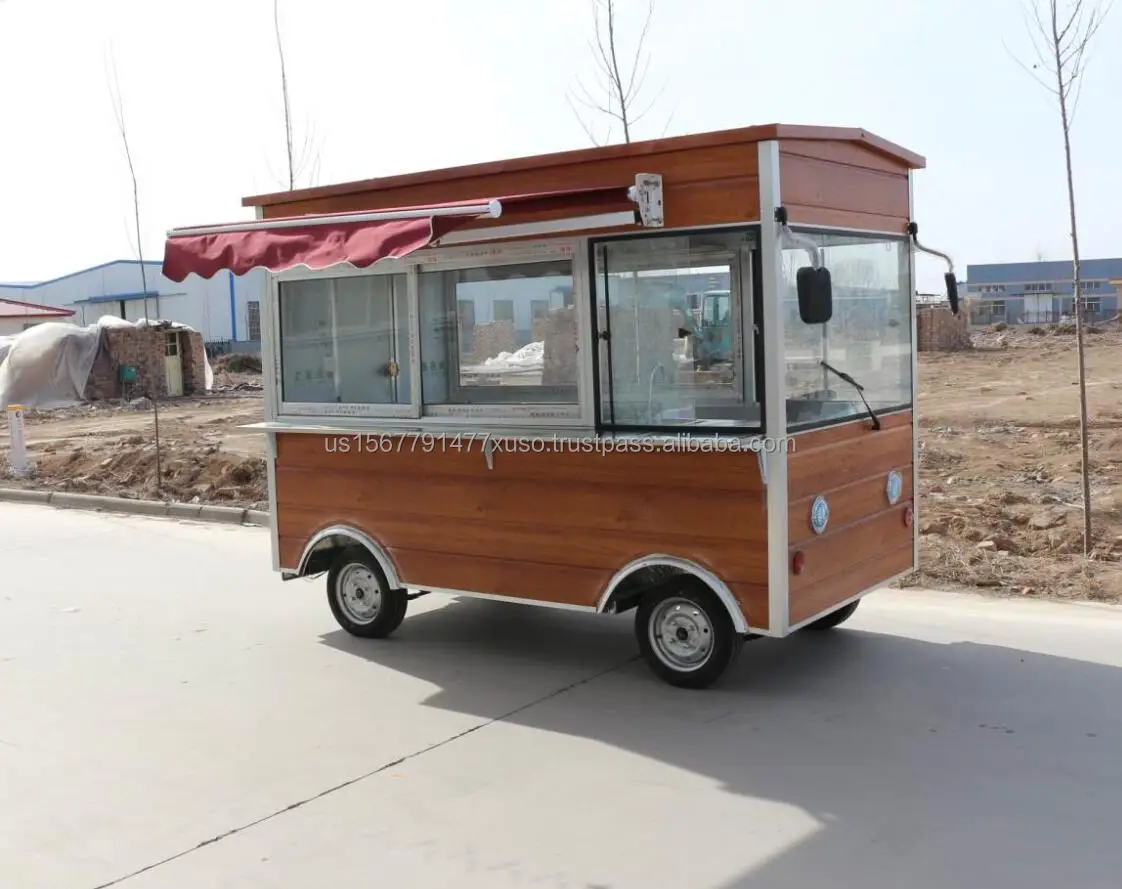 Outdoor Electric Food Car Cart Truck Van Mobile bar Food caravan Mobile ...