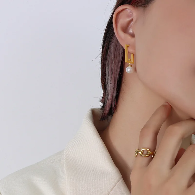 Multiple Wearing Methods Detachable 18k Gold Plated Pearl Wholesale ...