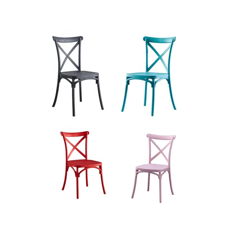 Plastic Cross Back Chairs - Stylish & Durable Dining Solutions
